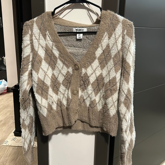 William Rast | Sweaters | Fuzzy Cropped Cardigan | Poshmark